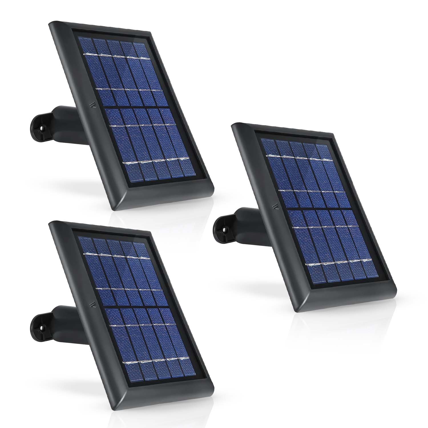 Wasserstein Eufy Cam 2C and 2C Pro Black Solar Panel (3-Pack) - Black ...